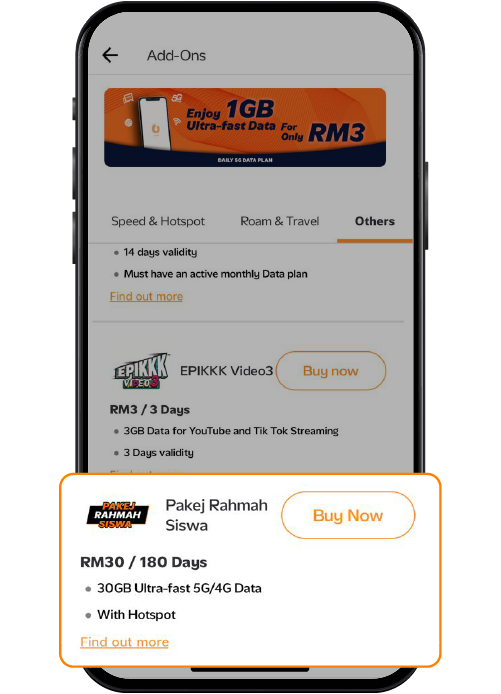 Pakej Rahmah Siswa | U Mobile