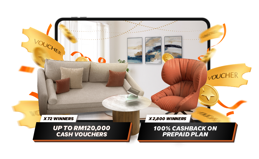 Win Vouchers for a Home Makeover & Cashback - Deals | U Mobile