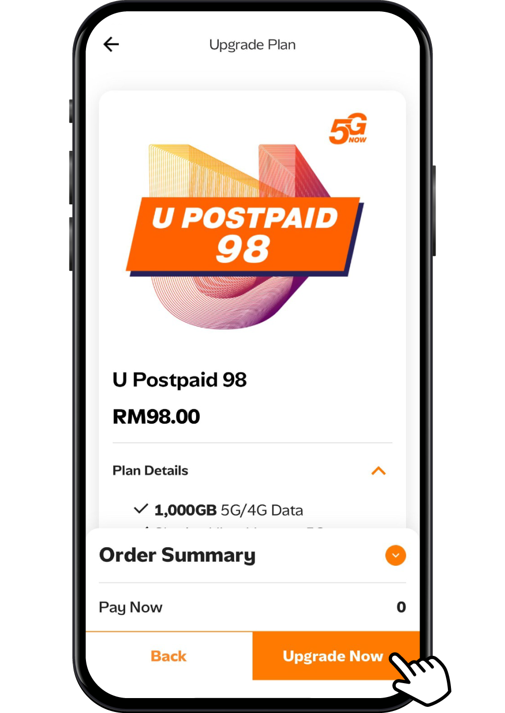 Upgrade Your Plan via the MyUMobile App | Support | U Mobile